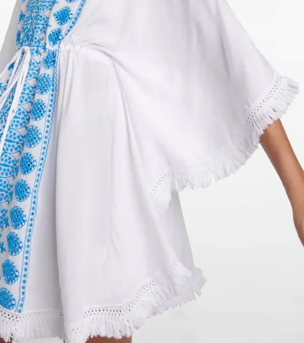 Melissa Odabash Isabelle Embroidered Minidress