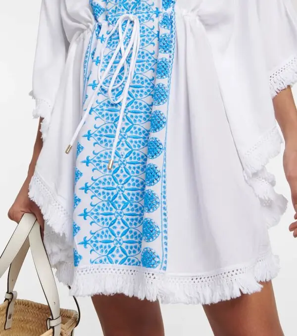 Melissa Odabash Isabelle Embroidered Minidress