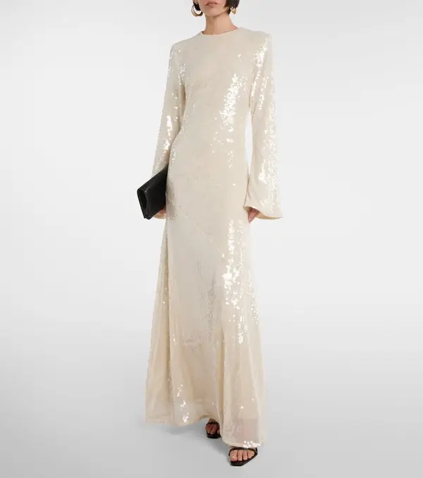 ROTATE BY BIRGER CHRISTENSEN Sequined Gown