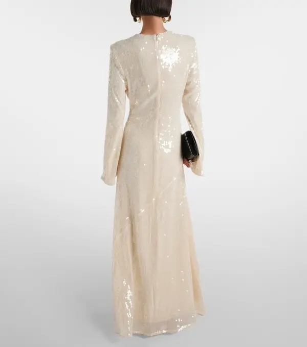 ROTATE BY BIRGER CHRISTENSEN Sequined Gown