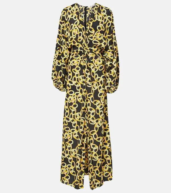 Diane Von Furstenberg Kason Printed Maxi Dress