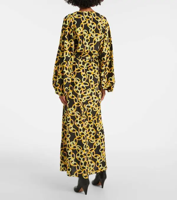 Diane Von Furstenberg Kason Printed Maxi Dress