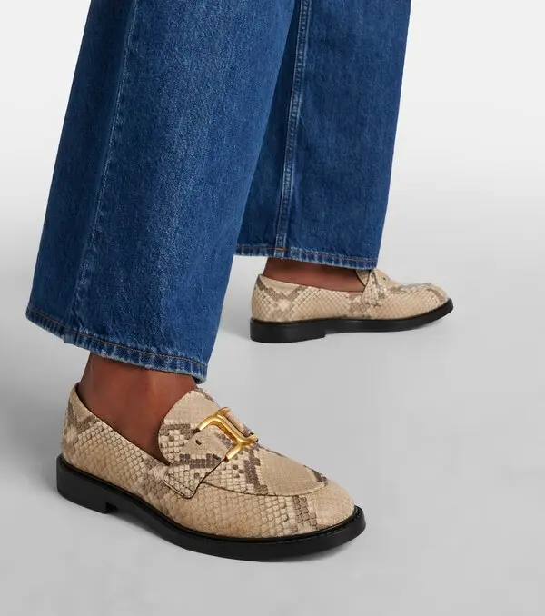 Chloé Marcie Leather Loafers