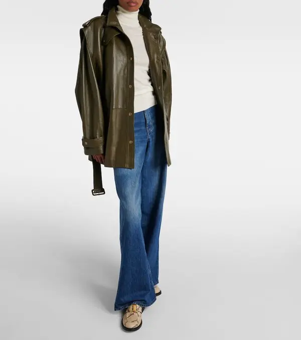 Chloé Marcie Leather Loafers