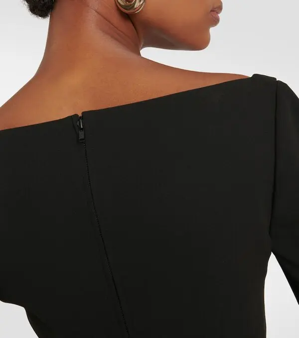 Roland Mouret Off-shoulder Cady Top