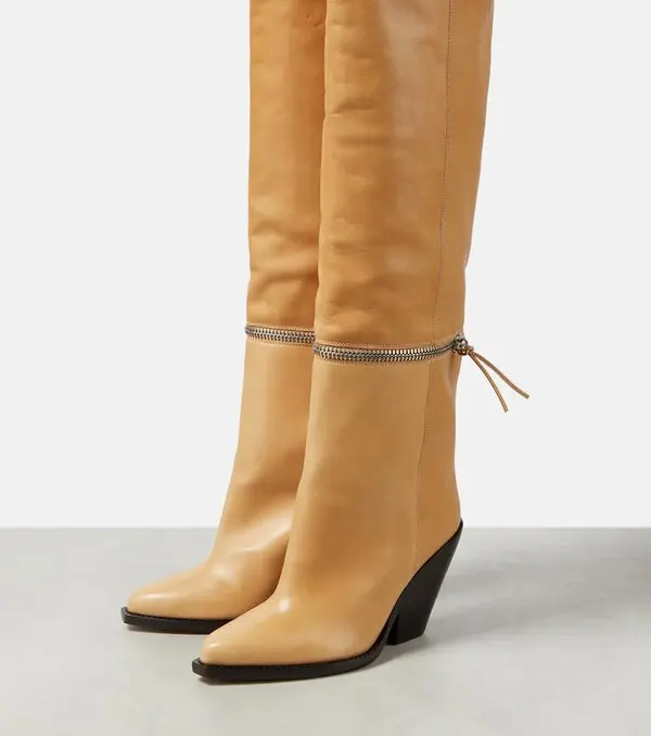 Isabel Marant Lelodie Over-the-knee Leather Boots