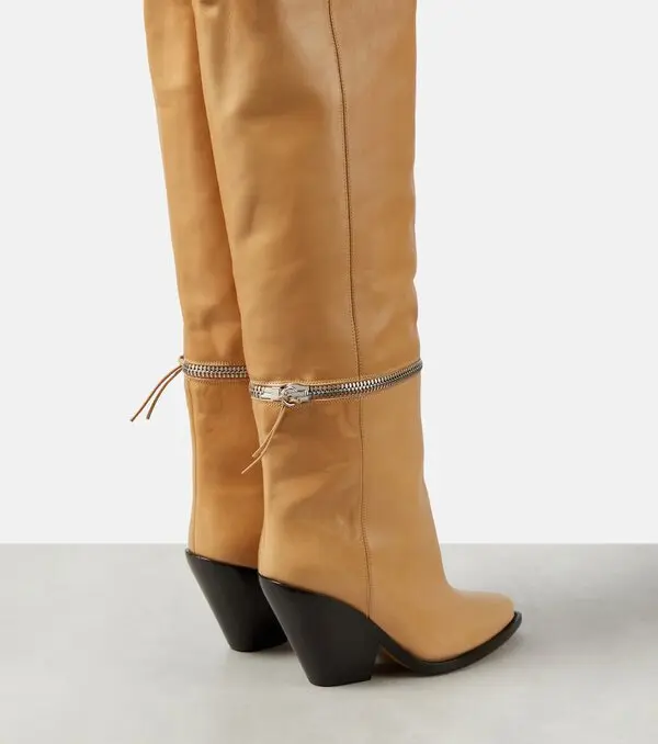 Isabel Marant Lelodie Over-the-knee Leather Boots