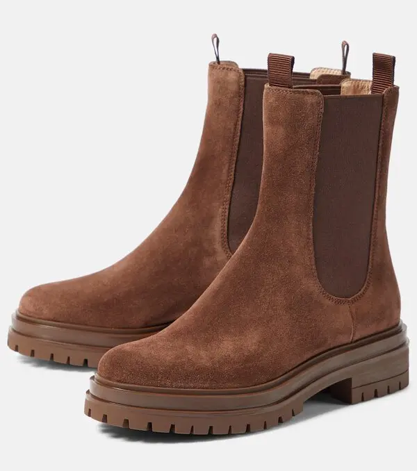 GIANVITO ROSSI Chester Chelsea Boots - Brown