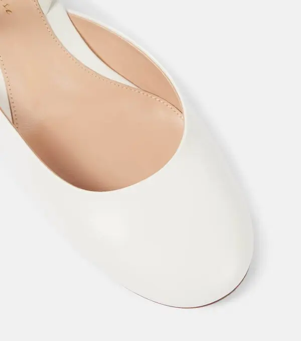 GIANVITO ROSSI Tivoli 45 Leather Mules