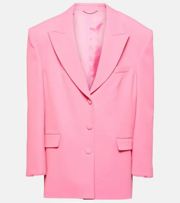 Magda Butrym Single-breasted Silk-blend Blazer