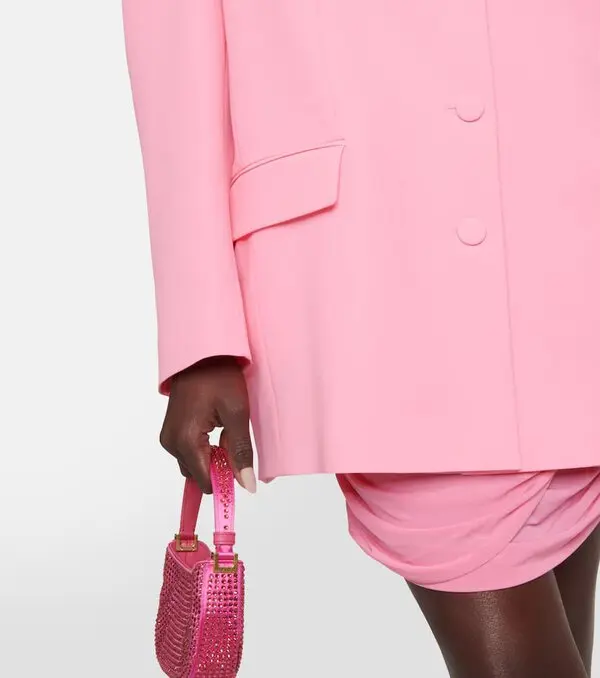 Magda Butrym Single-breasted Silk-blend Blazer