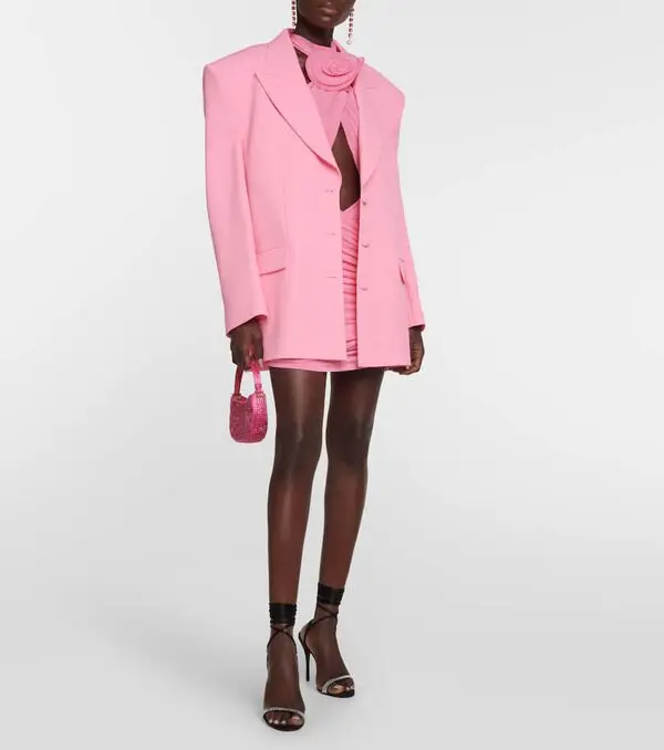 Magda Butrym Single-breasted Silk-blend Blazer