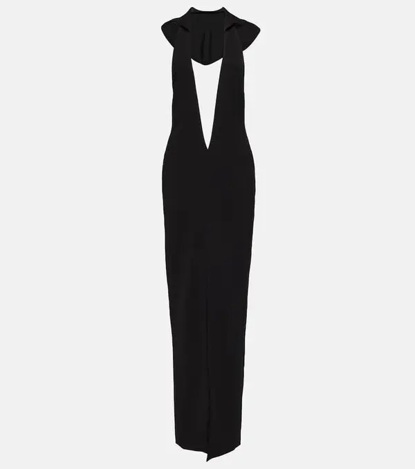 MONOT Hooded Gown - Black