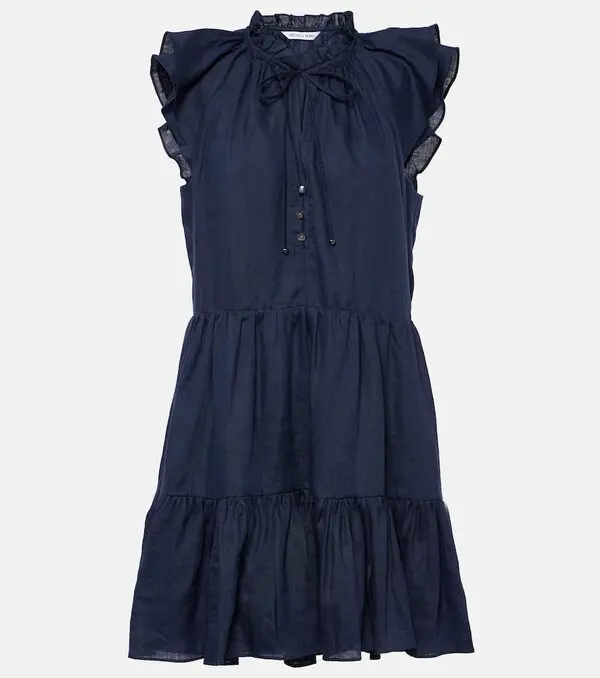 Veronica Beard Zee Linen Minidress