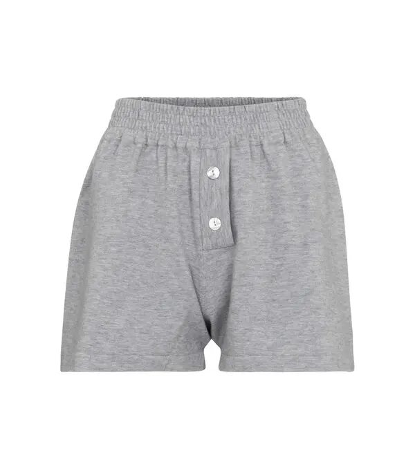 Live The Process Cashmere-blend Shorts - Grey