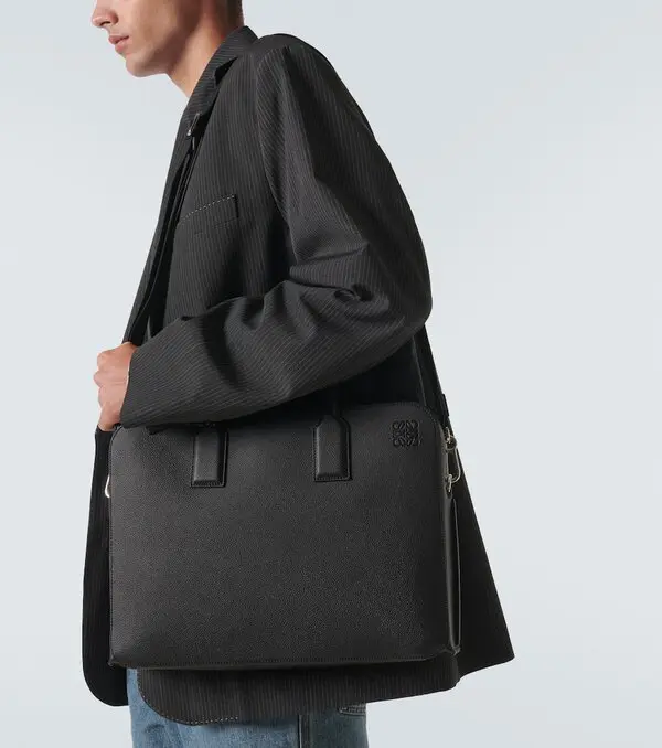 Loewe Goya Leather Briefcase