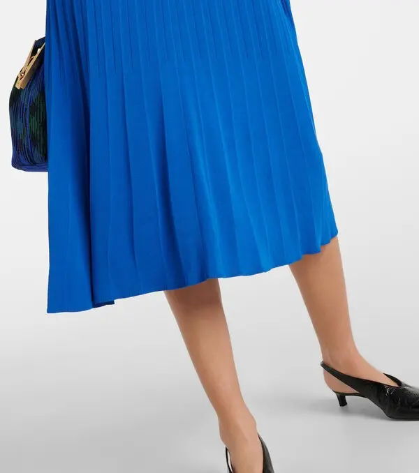 JOSEPH Ribbed-knit Midi Dress
