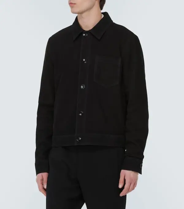 AMI Paris Suede Overshirt