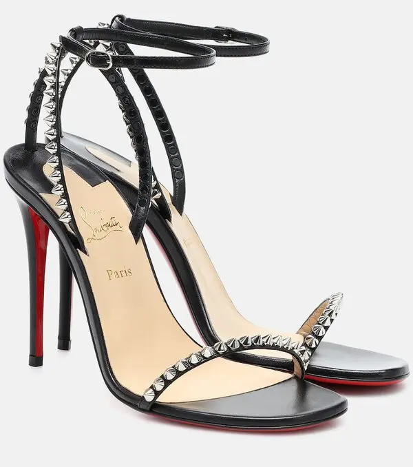 CHRISTIAN LOUBOUTIN So Me Embellished Leather Sandals