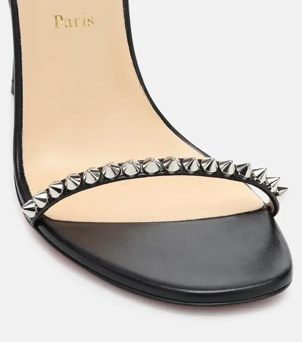 CHRISTIAN LOUBOUTIN So Me Embellished Leather Sandals