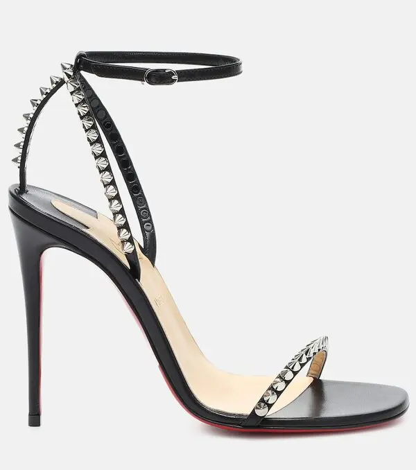 CHRISTIAN LOUBOUTIN So Me Embellished Leather Sandals