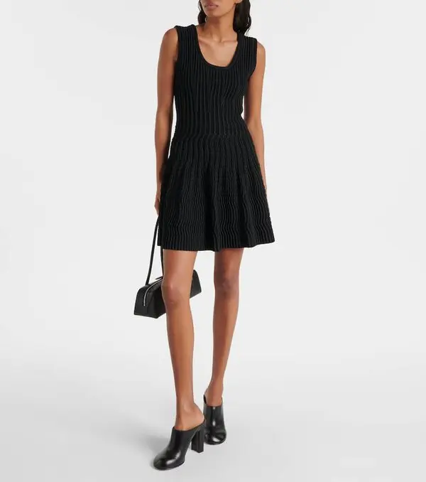 Alaïa Pointelle Minidress