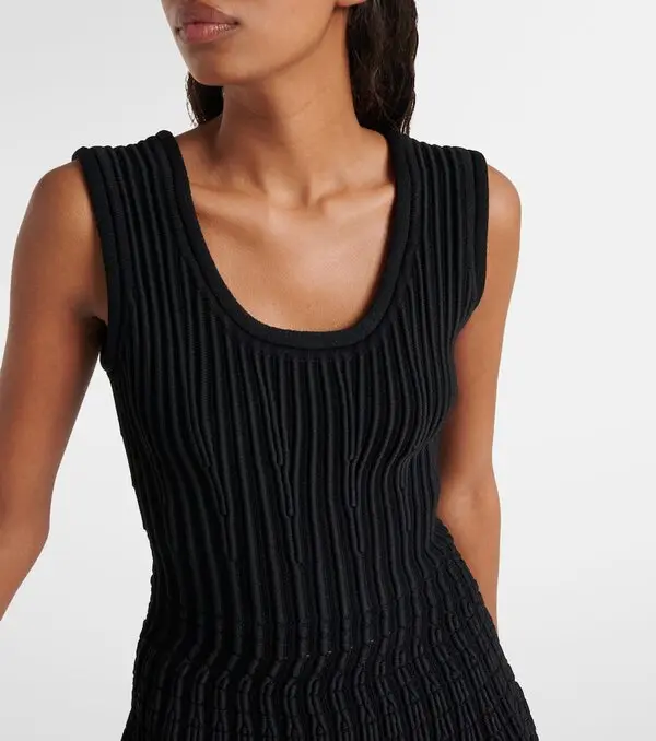 Alaïa Pointelle Minidress