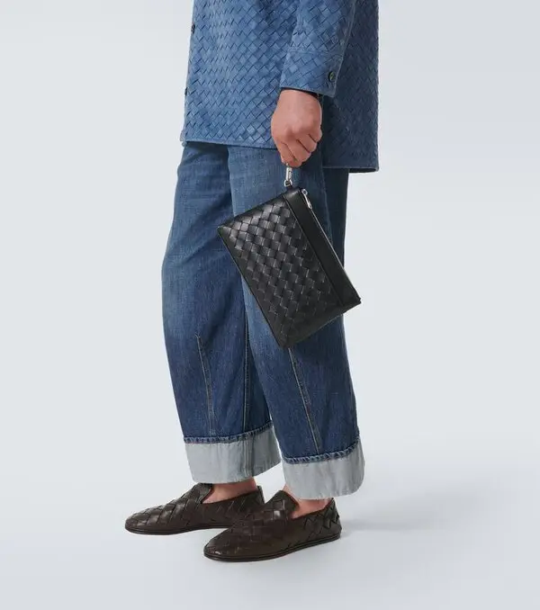 Bottega Veneta Prism Leather Pouch