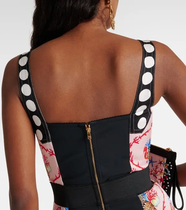 Dolce & Gabbana Capri Printed Minidress