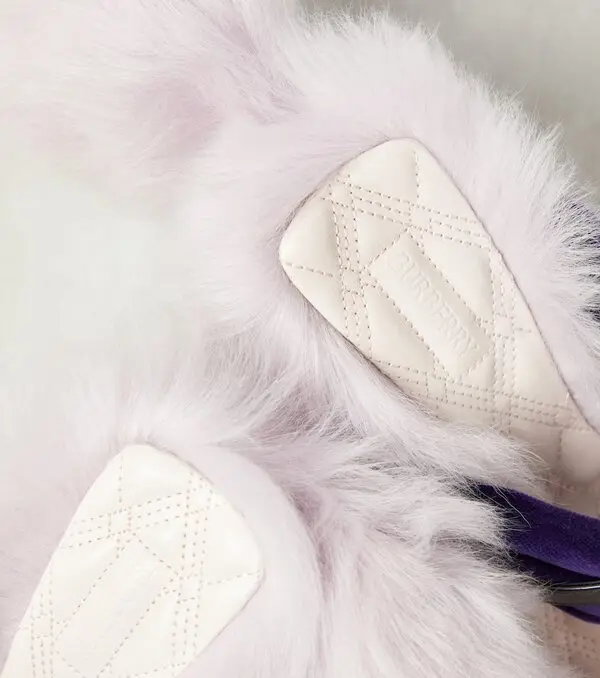 Burberry Shearling-trimmed Sandals
