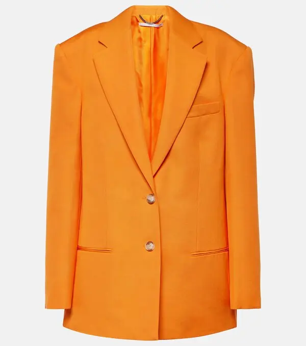 Stella McCartney Single-breasted Crepe Blazer