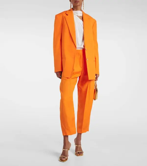 Stella McCartney Single-breasted Crepe Blazer
