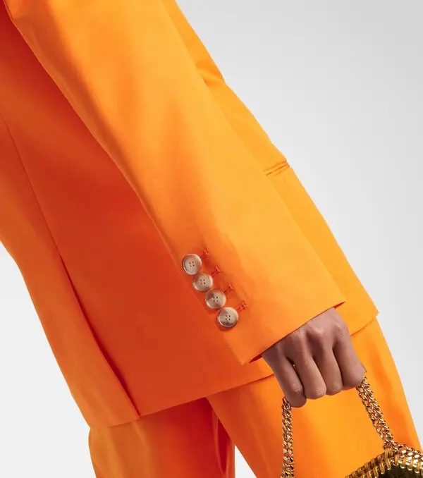 Stella McCartney Single-breasted Crepe Blazer