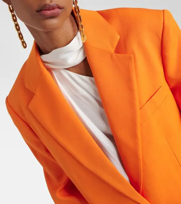 Stella McCartney Single-breasted Crepe Blazer