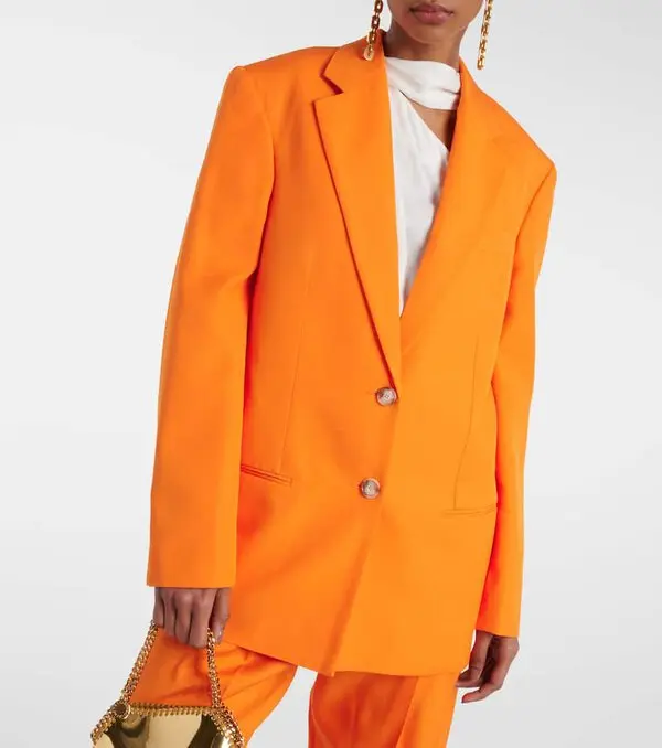 Stella McCartney Single-breasted Crepe Blazer