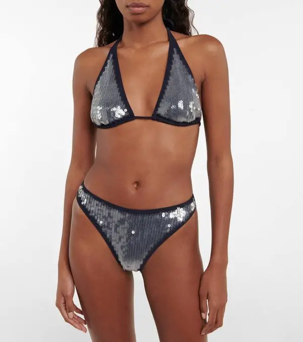 JEAN PAUL GAULTIER Sequined Bikini Bottom