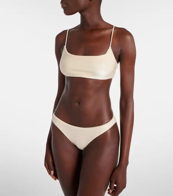 Jade Swim Muse Bikini Top - Beige