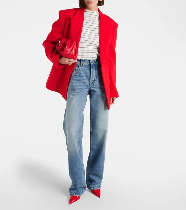 Sportmax Hans Striped Cotton Top