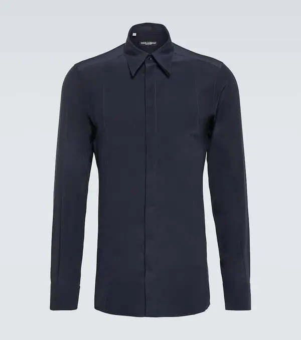 Dolce & Gabbana Silk Crepe De Chine Shirt