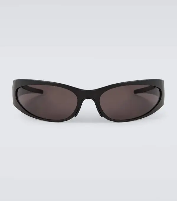 Balenciaga Oval Sunglasses - Black