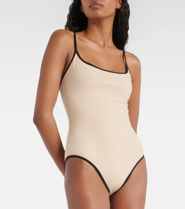 TOTEME Striped Edge Swimsuit