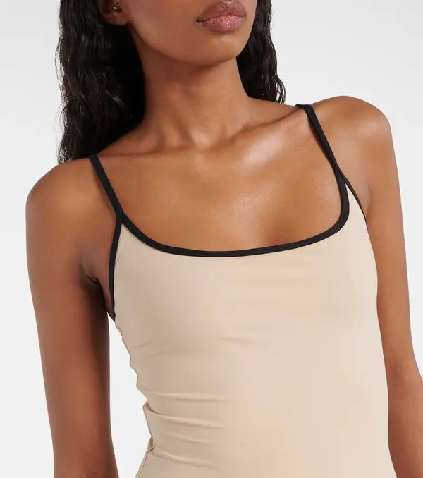 TOTEME Striped Edge Swimsuit