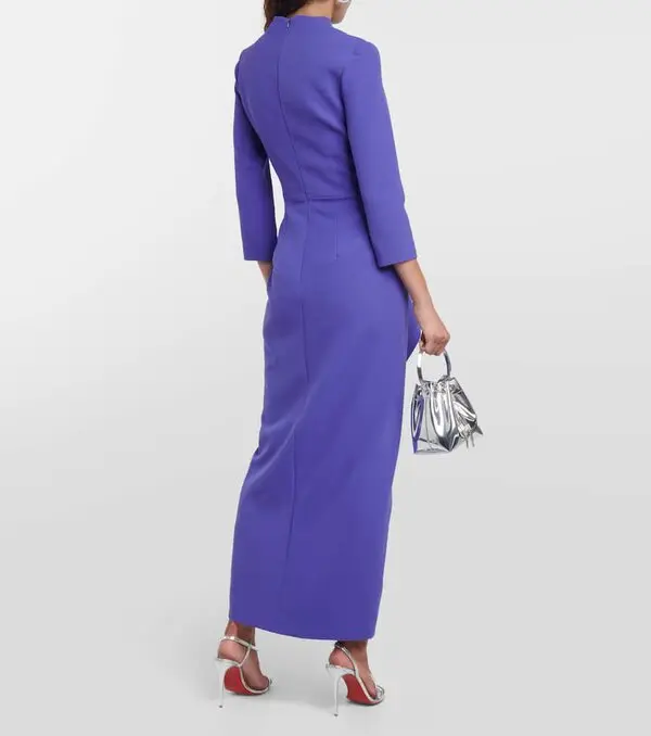 Safiyaa Avery Crepe Maxi Dress