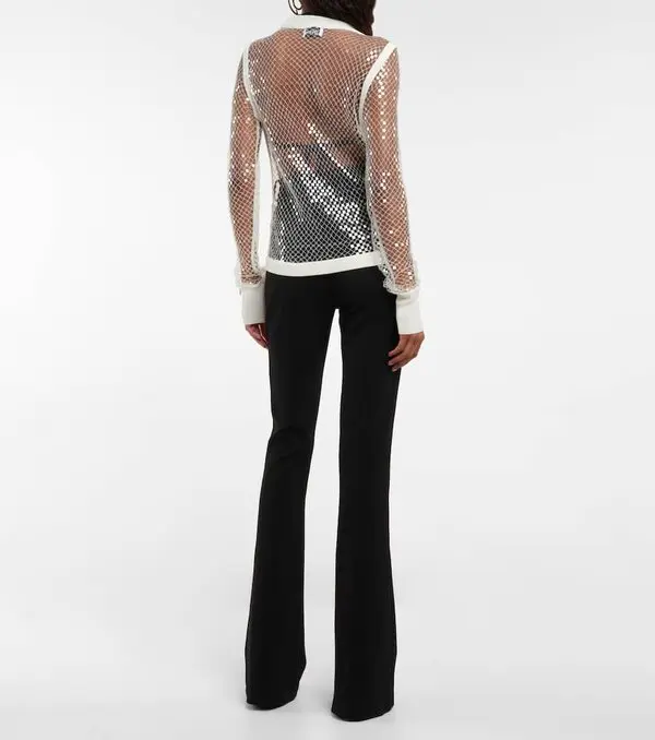 JEAN PAUL GAULTIER Sequined Net Top