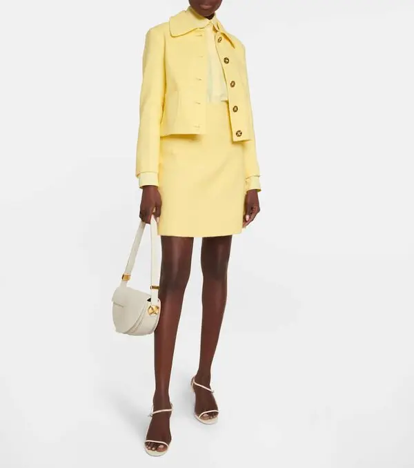 PATOU Tweed Mini Skirt