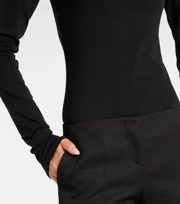 RE/DONE Cotton-blend Jersey Bodysuit