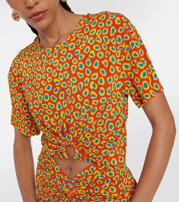 Rabanne Leopard-print Second Skin Top