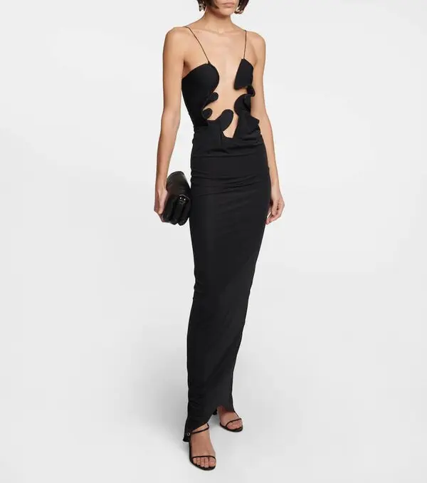 Christopher Esber Molded Venus Jersey Maxi Dress