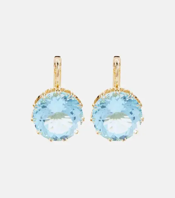 Ileana Makri 18kt Gold Earrings With Topaz - Multicoloured