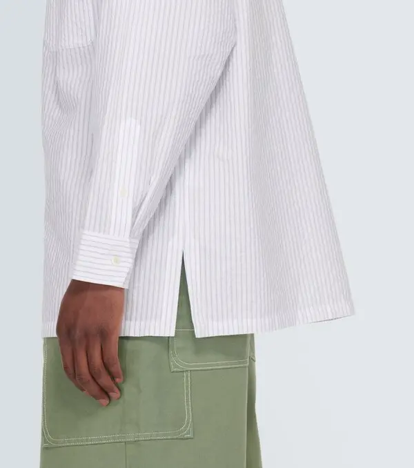 Kenzo Pinstriped Cotton Poplin Shirt